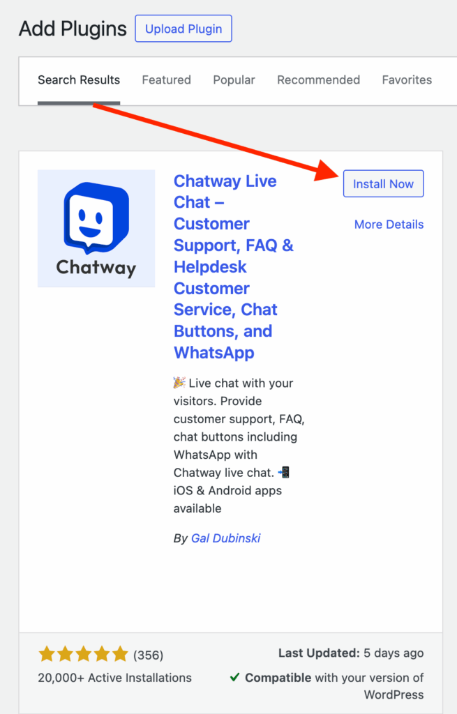 How to install Chatway on WordPress - Chatway Live Chat