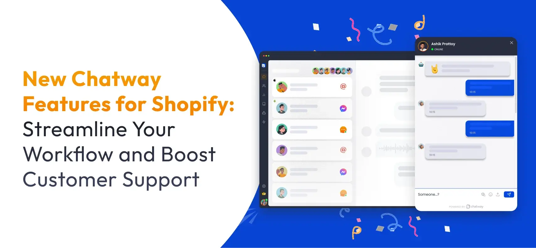 Introducing New Chatway Features for Shopify: Streamline Your Workflow and Boost Customer ...