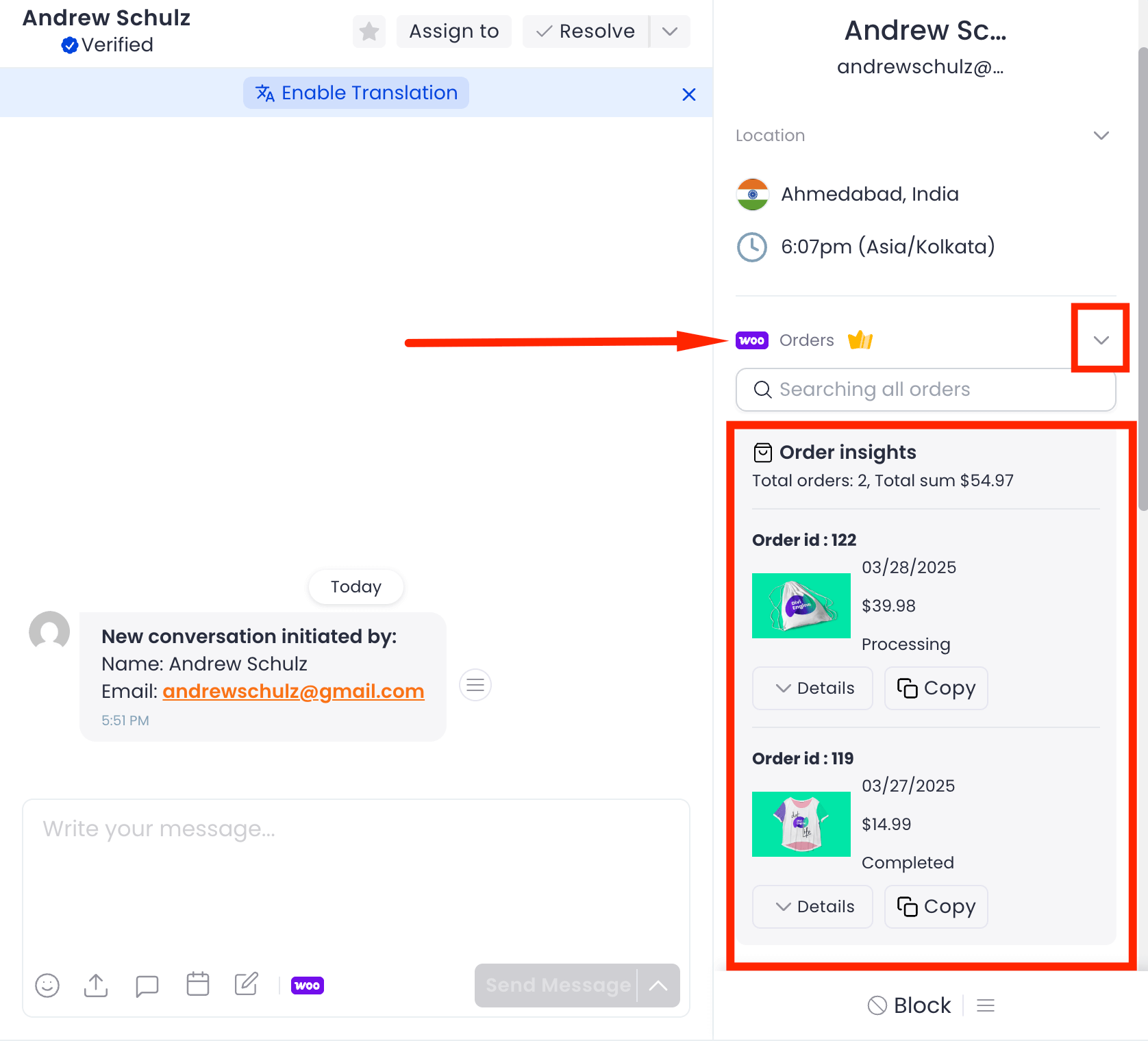 How to check WooCommerce visitors' data directly from Chatway - Chatway ...